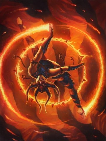 Art for Rakdos Firewheeler Sells for $2,500