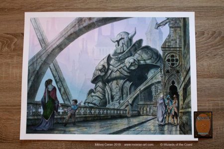 Gate Colossus by Milivoj Ceran from Ravnica Allegiance sells for $2,450