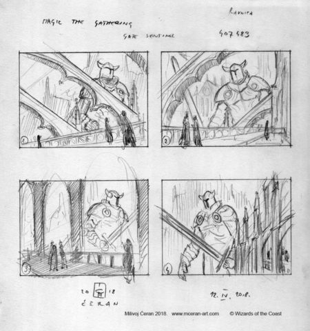 Gate Colossus by Milivoj Ceran from Ravnica Allegiance sells for $2,450