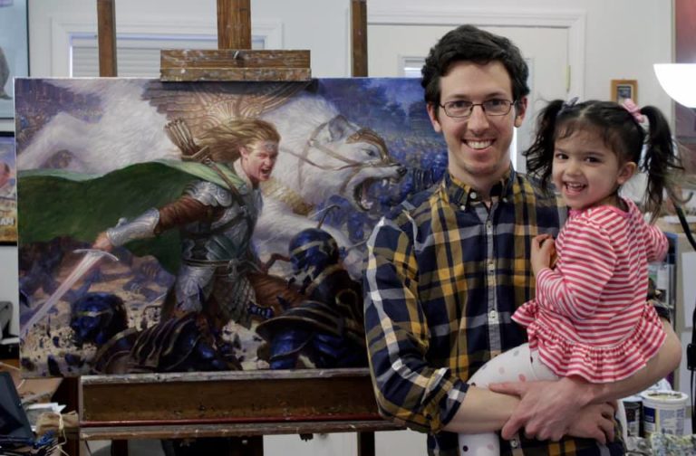 Ryan Pancoast’s Painting for Tolsimir, Friend to Wolves Sells for $6,600