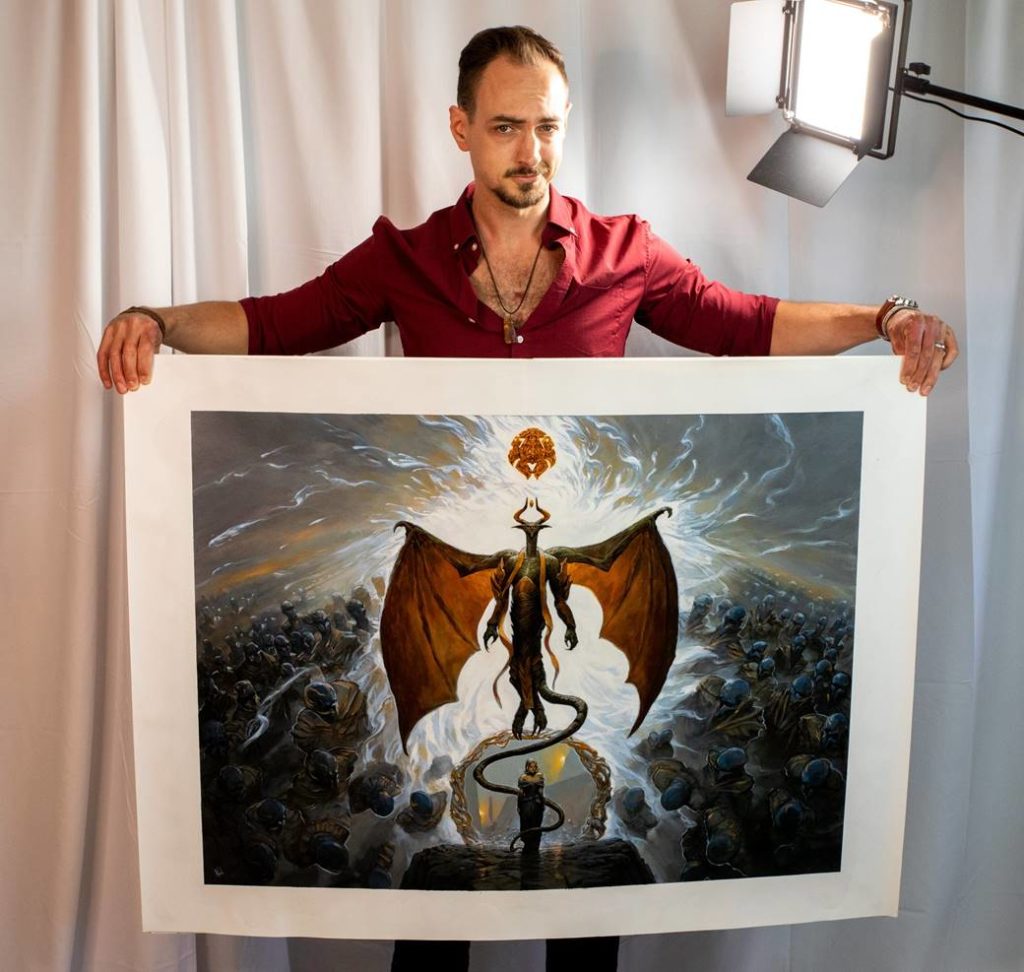 Noah Bradley's Painting for Commence the Endgame Sells for $8,400 Noah Bradley's Painting for Commence the Endgame Sells for $8,400