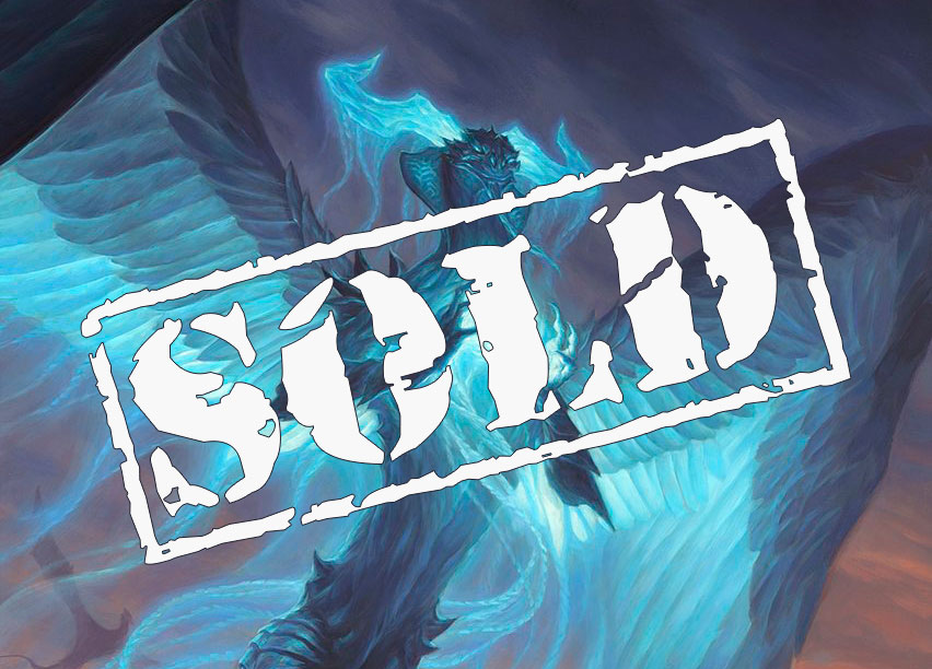 Painting of Ugin, the Spirit Dragon by Chris Rahn Sells for War of the ...