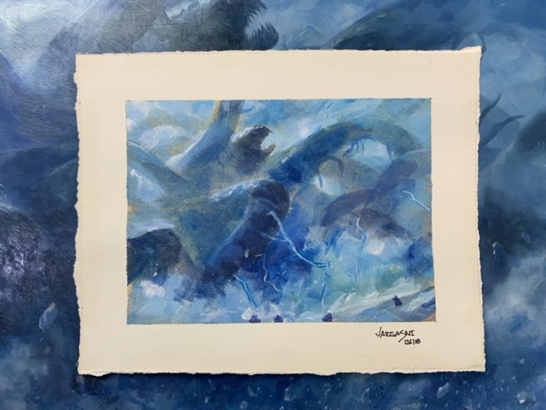 Marit Lage’s Slumber by Randy Vargas Sells for $4,400