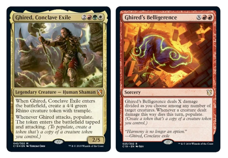 All 4 Commanders from Commander 2019 Revealed at Gencon