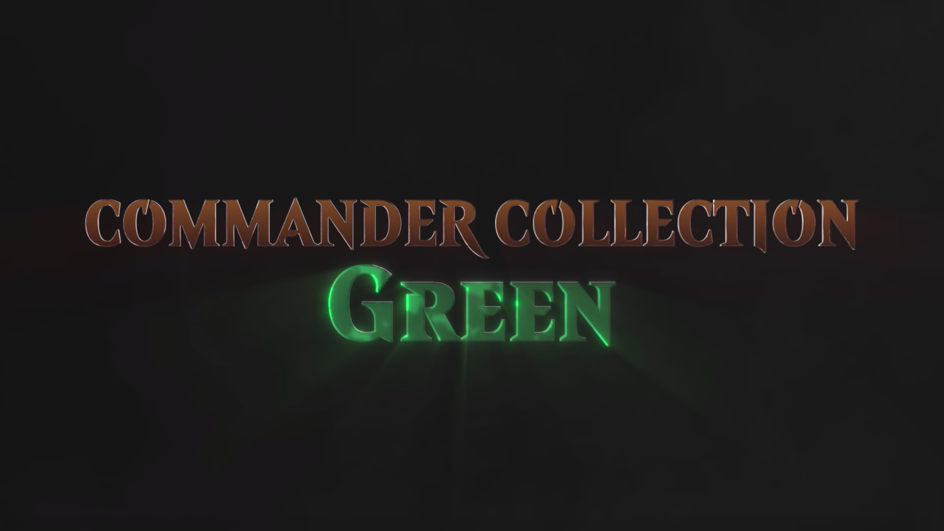 Commander Collection Green Will be Like a Signature Spellbook for Commander