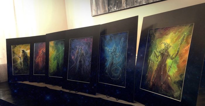 Jason Engle's Starchart Series Sells for Nearly $40,000!