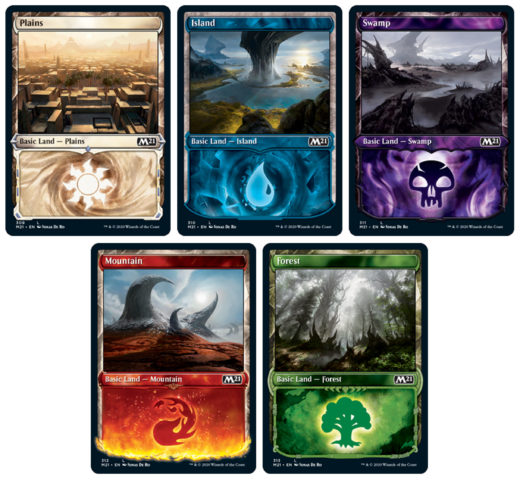 Core Set 2021 Preview: Basic Lands
