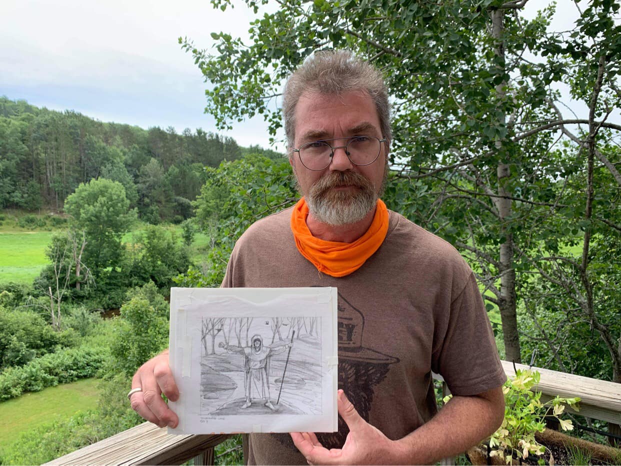 Consecrate Land Sketch by Jeff A. Menges Sells for $5,250