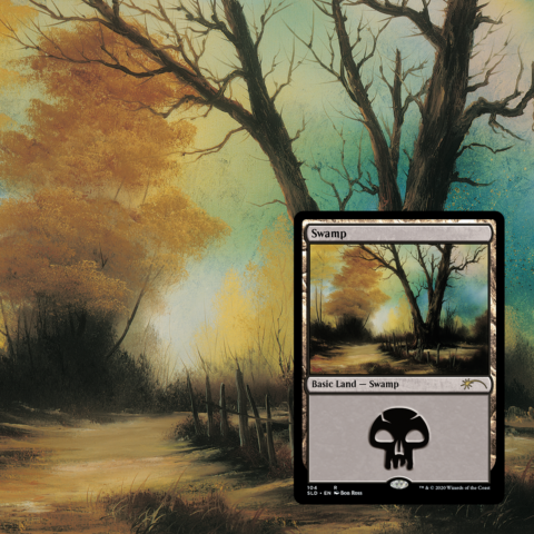 New Secret Lair Features Bob Ross Paintings on 10 Lands