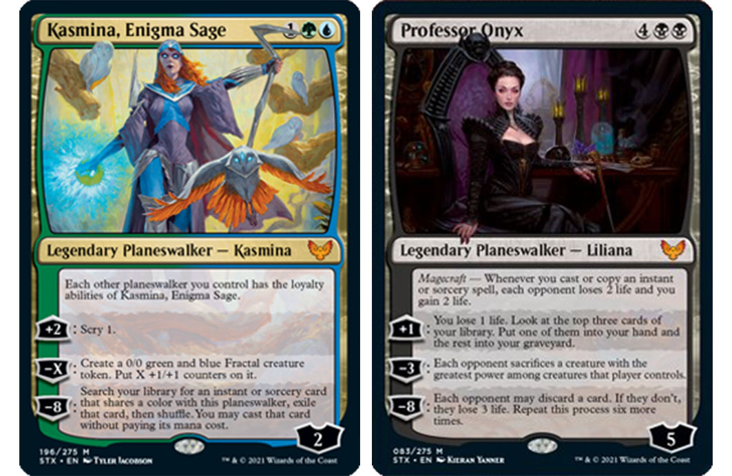 Strixhaven Preview Week Begins with Kasmina and Liliana