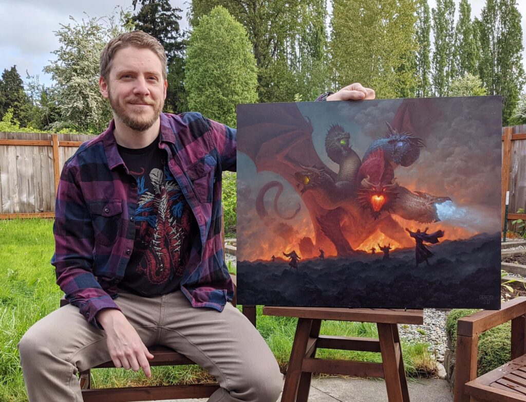 Painting for Tiamat by Chris Rahn Sells for $65,000