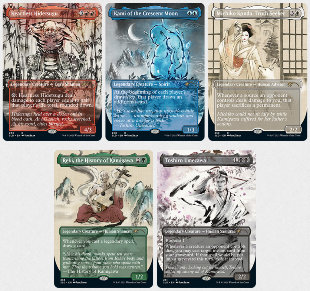Old Border Planeswalkers, Japanese Ink Kamigawa Creatures, and More in ...