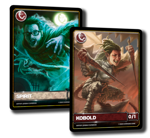 The Command Zone Launches New Game Knights Token and Playmat Kickstarter