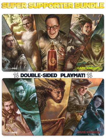 The Command Zone Launches New Game Knights Token and Playmat Kickstarter