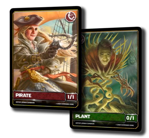 The Command Zone Launches New Game Knights Token and Playmat Kickstarter