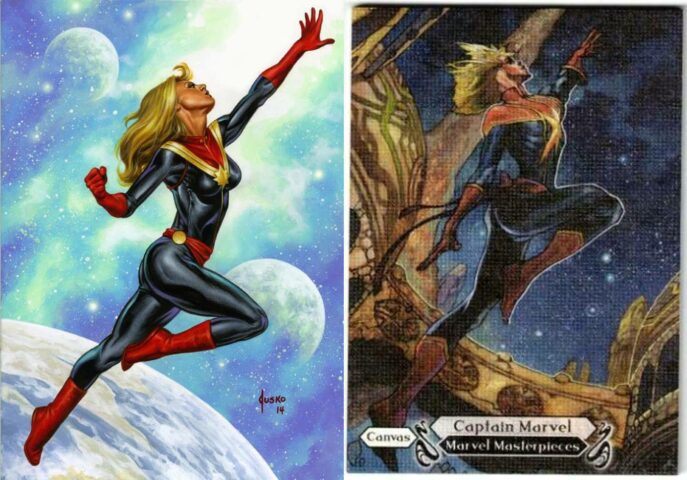Marvel Masterpieces Parallels: Heroes in Space