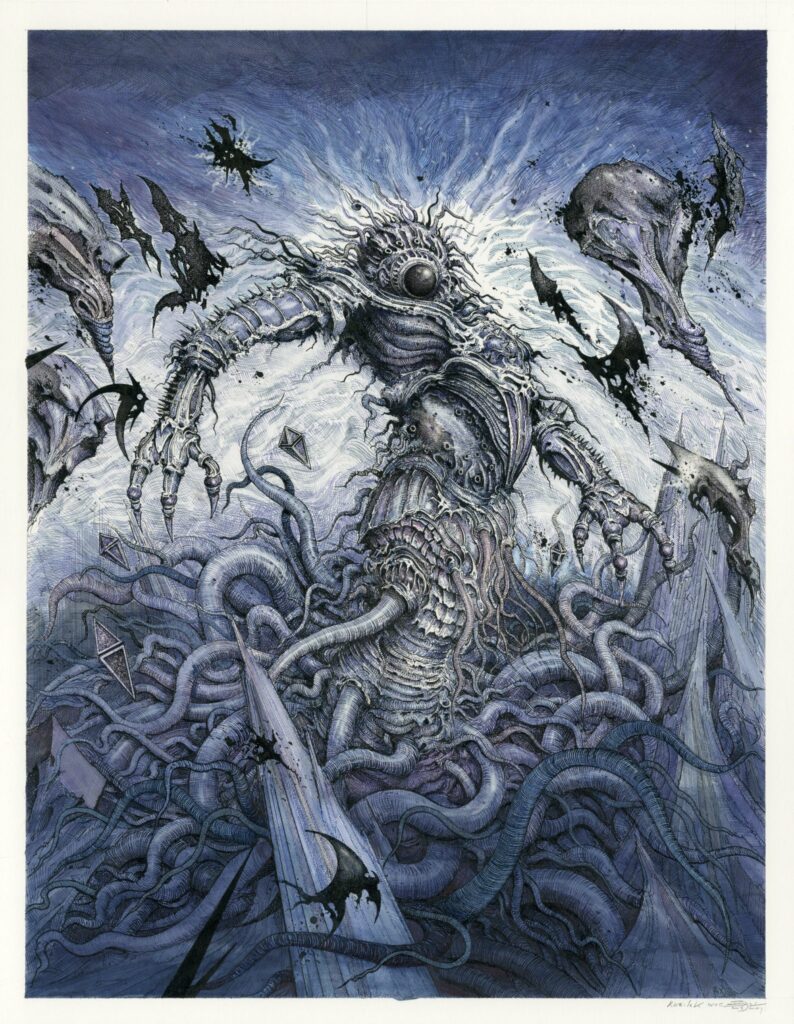 Original Ian Miller Kozilek Artwork Sells for $21,000