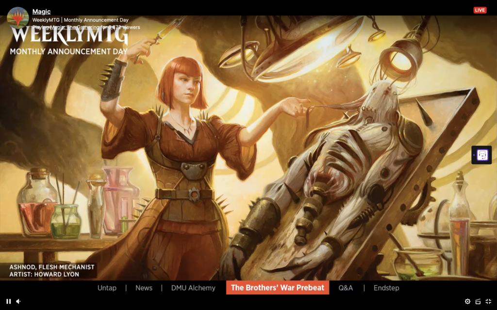 Weekly MTG Brings us our First Look at Brothers War and the Power Nine ...