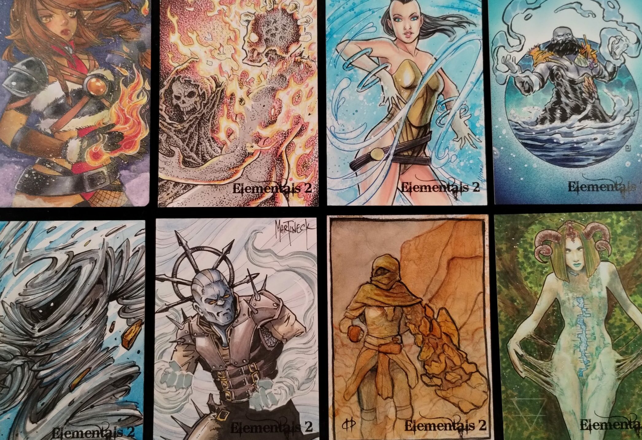 Sketch Card Showcase — Perna Studios Elementals 2 - Hipsters of the Coast : Hipsters of the Coast