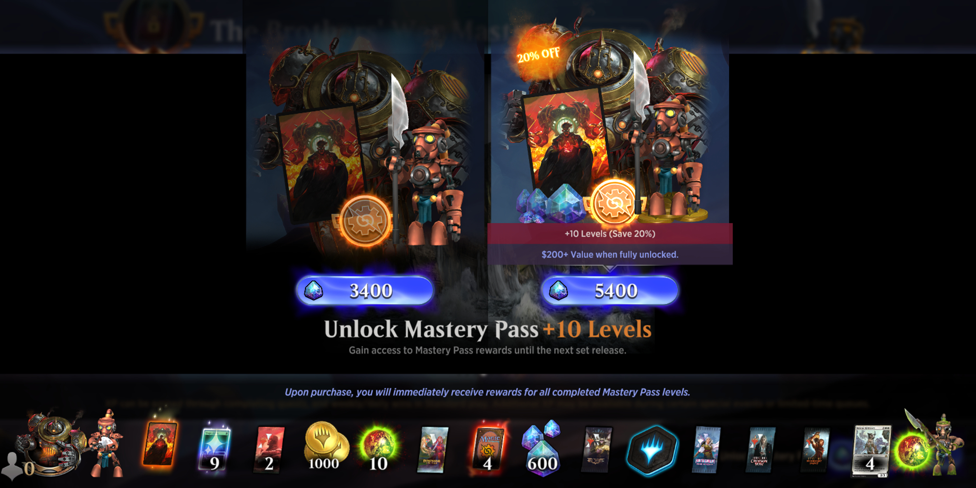Everything You Need to Know About the Brothers' War Arena Mastery Pass