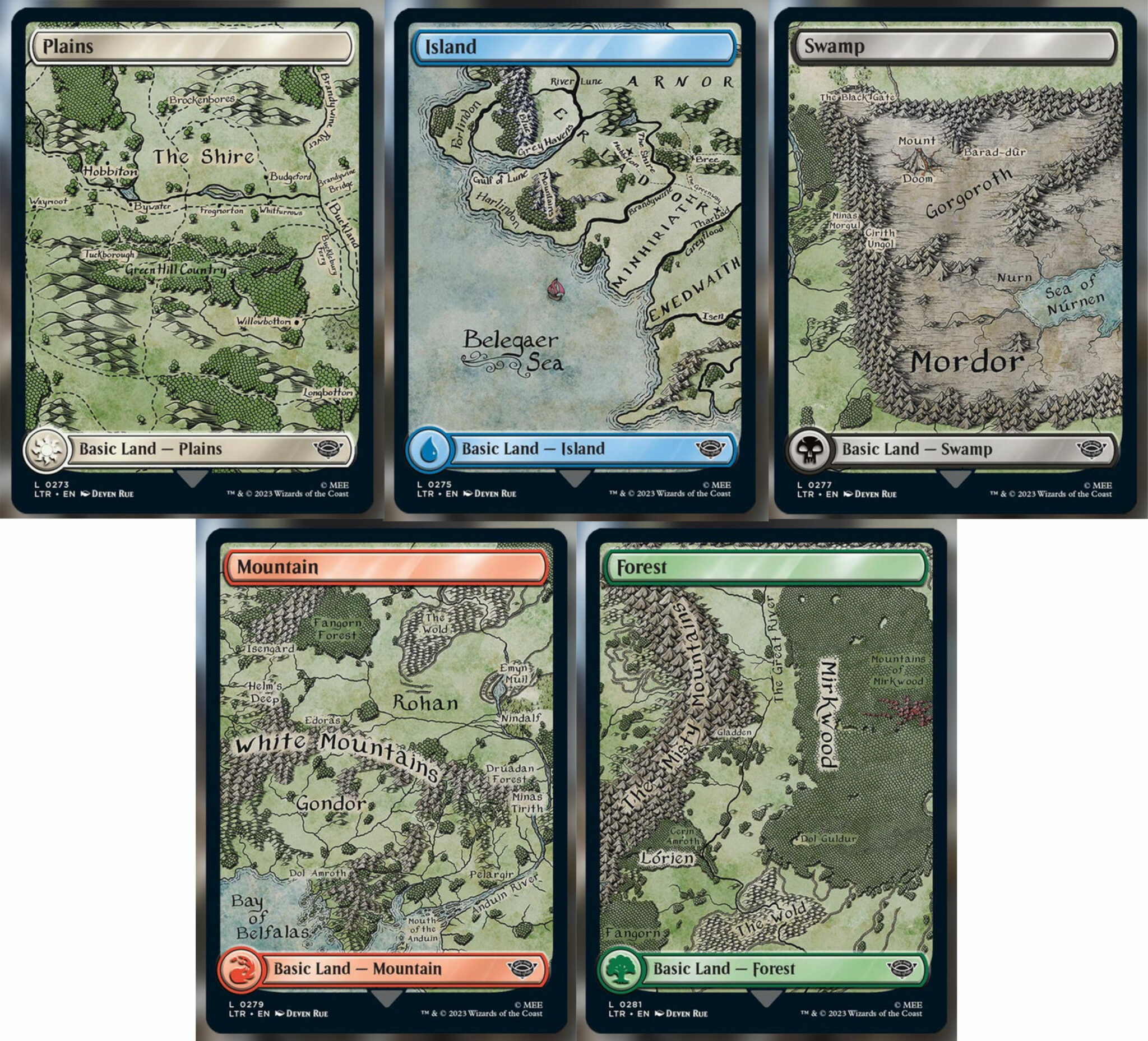 A Sneak Peak at Gandalf and the One Ring from Magic's Lord of the Rings Set