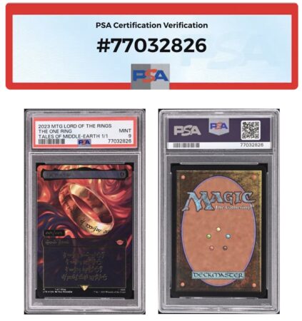 The 1/1 "The One Ring" from The Lord of the Rings: Tales of Middle ...