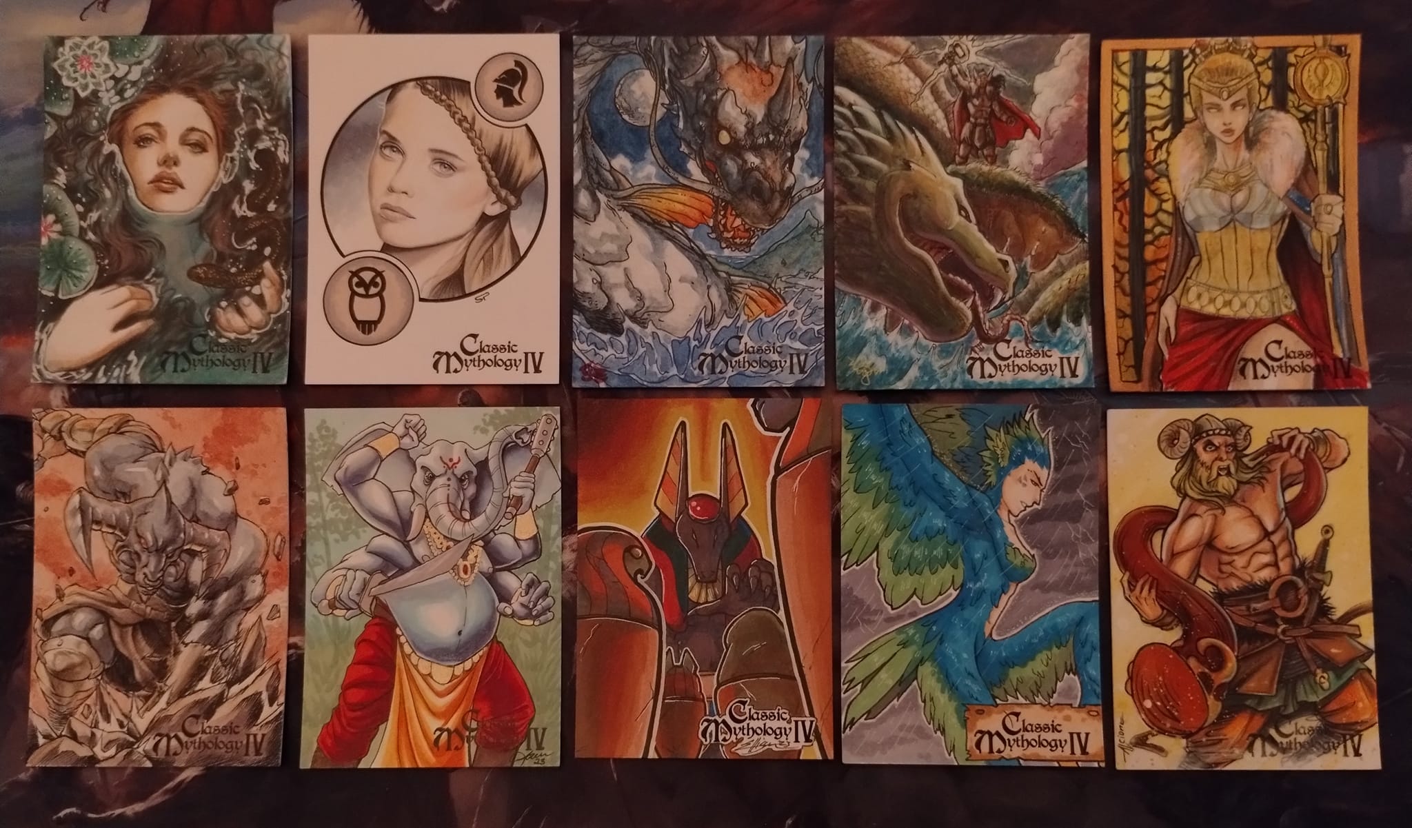 Sketch Card Showcase: Perna Studios Classic Mythology IV