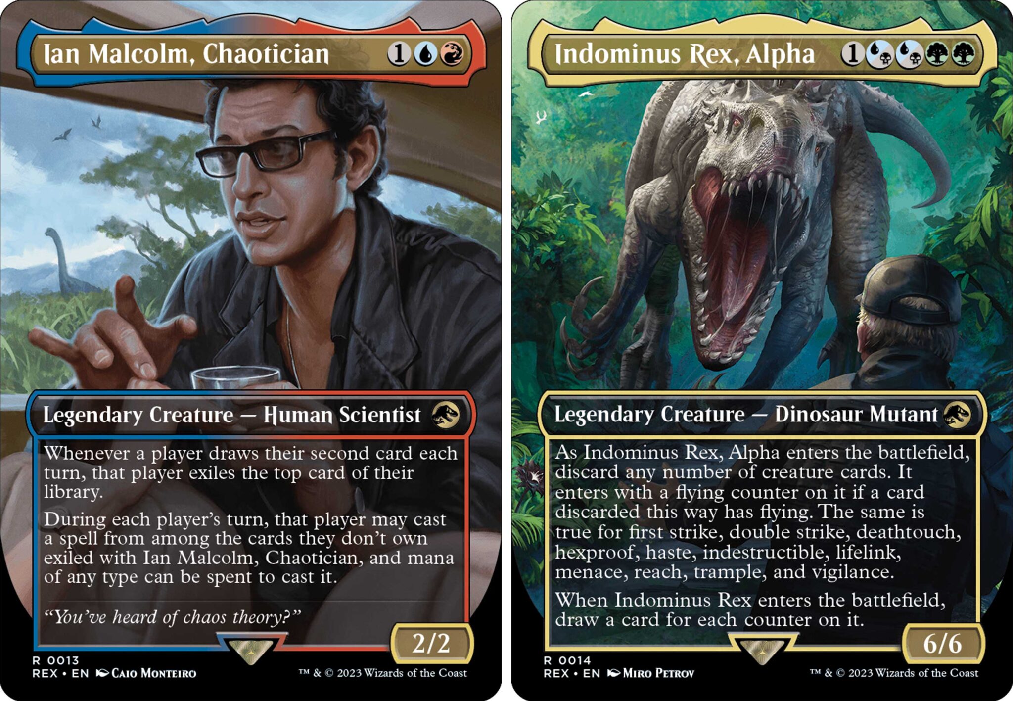 The Jurassic Park Cards in The Lost Caverns of Ixalan, Revealed!