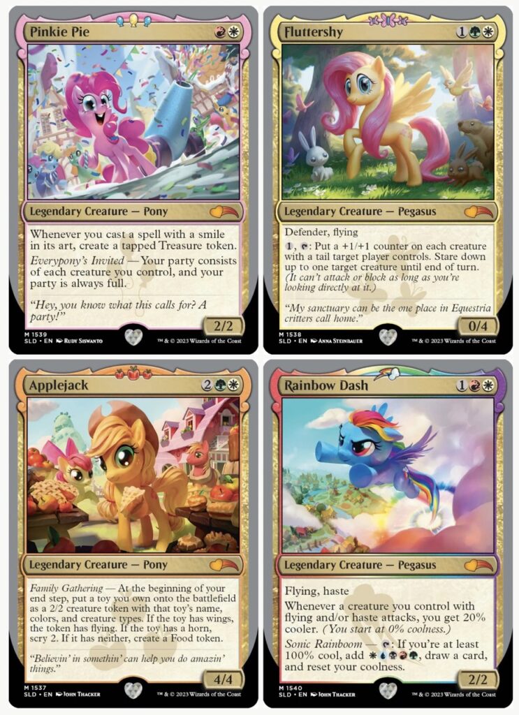 More Magic: The Gathering and My Little Pony Crossovers Revealed