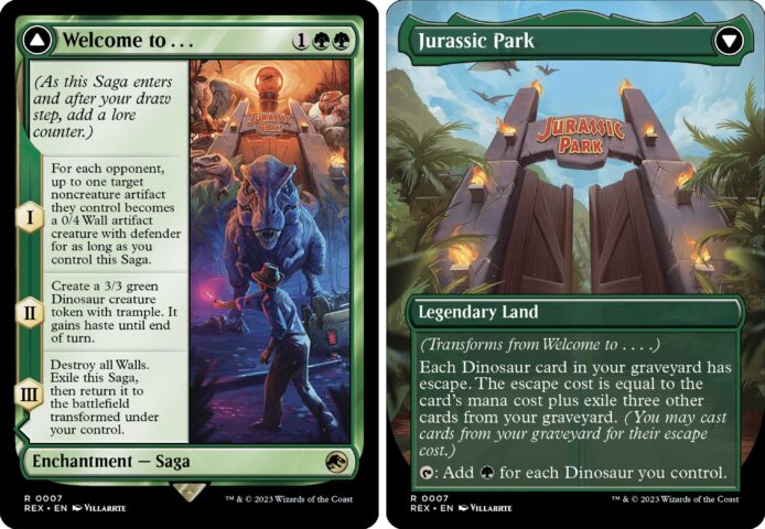 The Jurassic Park Cards in The Lost Caverns of Ixalan, Revealed!